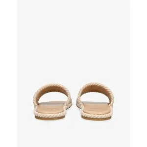 Valentino Garavani Vlogo Torchon Slide Sandals