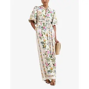 PHASE EIGHT Camilla Floral-print Woven Jumpsuit