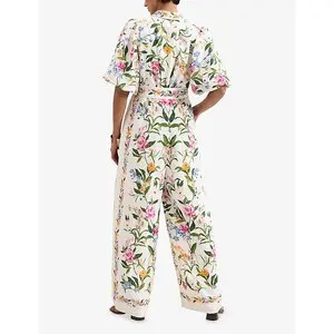 PHASE EIGHT Camilla Floral-print Woven Jumpsuit
