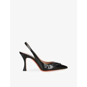Santoni Taylor 85 Leather Slingbacks