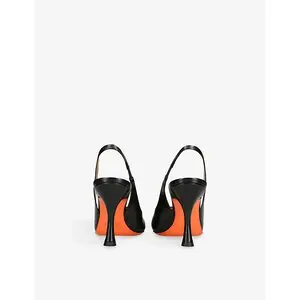 Santoni Taylor 85 Leather Slingbacks