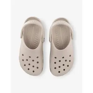 CROCS Classic Rubber Clogs With Perforated Design And Slingback Strap