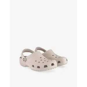 CROCS Classic Rubber Clogs With Perforated Design And Slingback Strap