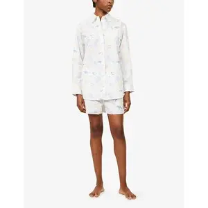 IT'S 9PM X Oceanus Jessie Sealife-print Cotton Pyjama Set