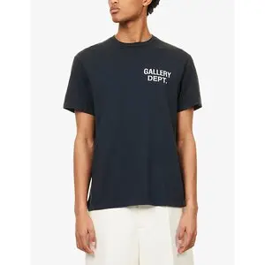 GALLERY DEPT. Logo-print Short-sleeve Cotton T-shirt - Black