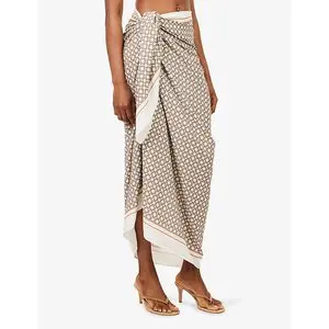 Monday Swimwear Marina Piccola Printed Woven Sarong