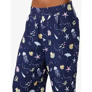 IT'S 9PM X Oceanus Rizzo Sealife Smoking Woven Pyjama Set