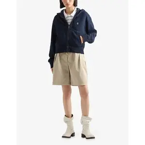 Prada Relaxed-fit Cotton-jersey Hoodie