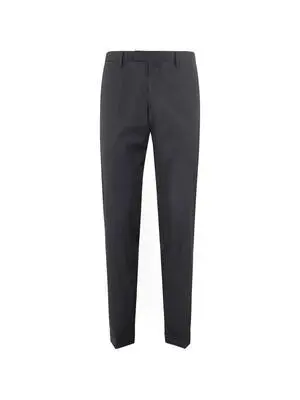BRIGLIA 1949 Tailored Trousers With Turn-up Cuffs - Grey
