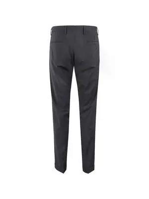 BRIGLIA 1949 Tailored Trousers With Turn-up Cuffs - Grey