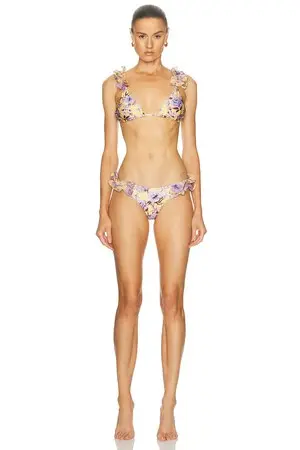PatBO Embellished Bikini Bottom - Yellow