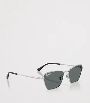Ray-ban Metal Rb3783 Drea Sunglasses - Silver