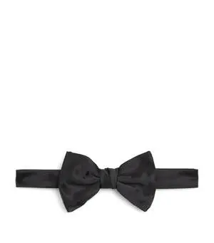 Emporio Armani Silk Bow Tie - Black