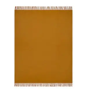 BEGG X CO Cashmere Arran Solid Throw - Gold
