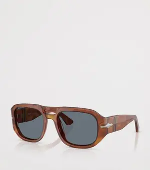 Persol Acetate Pilot Sunglasses - Blue