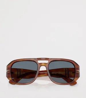 Persol Acetate Pilot Sunglasses - Blue
