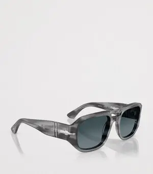 Persol Acetate Pilot Sunglasses - Grey