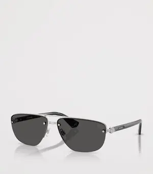 Burberry Aviator Sunglasses - Silver