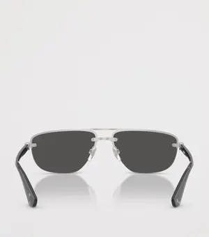 Burberry Aviator Sunglasses - Silver