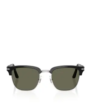 Persol Clubmaster Sunglasses - Black