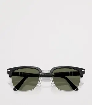 Persol Clubmaster Sunglasses - Black