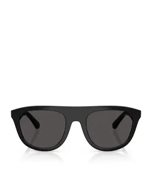 Burberry Acetate Square Sunglasses - Black