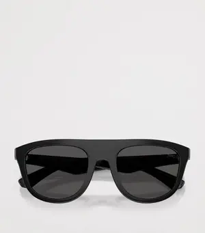 Burberry Acetate Square Sunglasses - Black