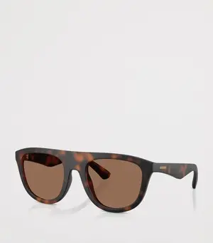 Burberry Acetate Square Sunglasses - Brown