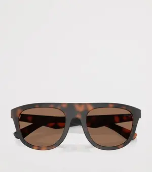 Burberry Acetate Square Sunglasses - Brown