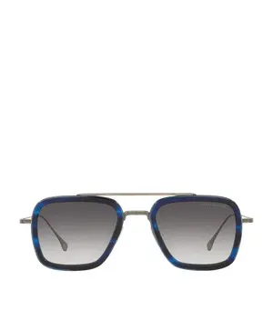 Dita Titanium Aviator Sunglasses - Blue