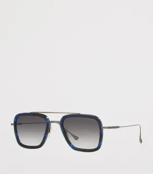 Dita Titanium Aviator Sunglasses - Blue