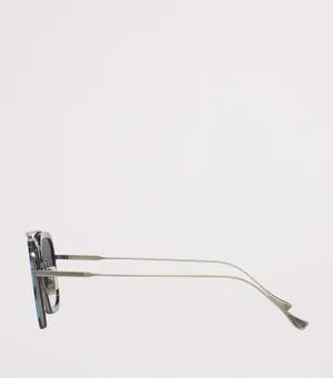Dita Titanium Aviator Sunglasses - Blue