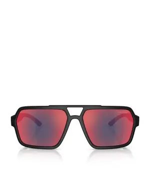 Prada Aviator Sunglasses - Black