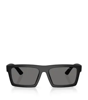 Prada Rectangular Sunglasses - Black