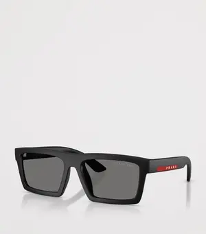 Prada Rectangular Sunglasses - Black