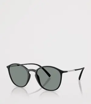 Giorgio Armani Phantos Sunglasses - Black