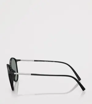 Giorgio Armani Phantos Sunglasses - Black
