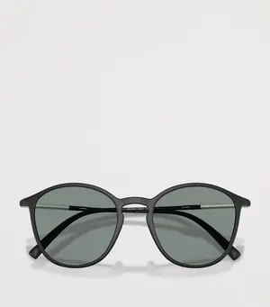 Giorgio Armani Phantos Sunglasses - Black