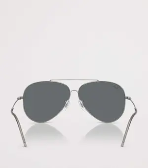 Ray-ban Metal Aviator Sunglasses - Grey