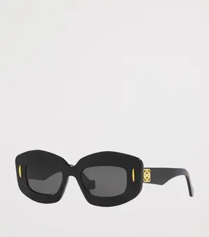 Loewe Chunky Anagram Sunglasses - Black