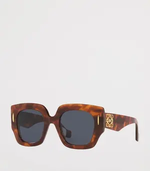 Loewe Square Frame Sunglasses - Blue