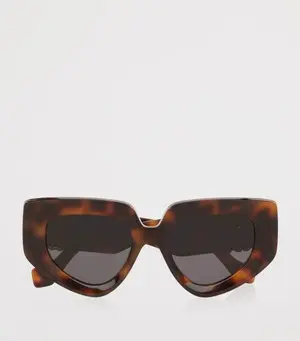 Loewe Anagram Diamond Sunglasses - Black