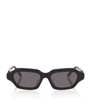 Loewe Slim Rectangular Sunglasses - Black