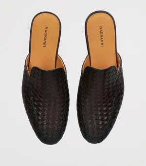 Magnanni Woven Leather Suela Slippers