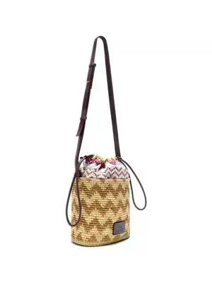 Missoni Zigzag-woven Bucket Bag