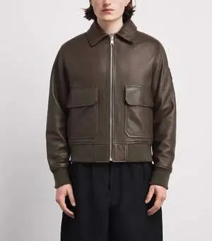 Belstaff Leather Pilot Jacket