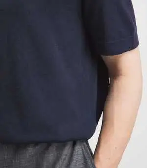 NN.07 Cotton-linen Ryan Polo Shirt - Navy