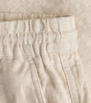 NN.07 Nn07 Gregor Linen Drawstring Shorts - Ivory