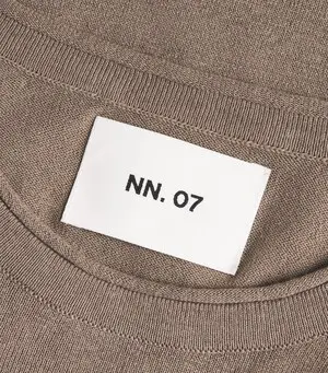 NN.07 Cotton-linen Ryan T-shirt - Brown