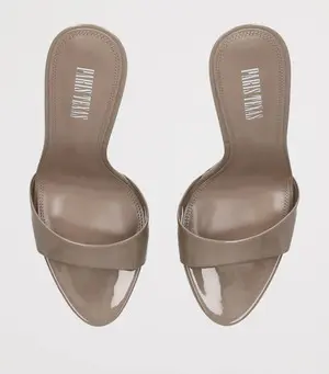 Paris Texas Patent Leather Lidia Mules 105 - Brown